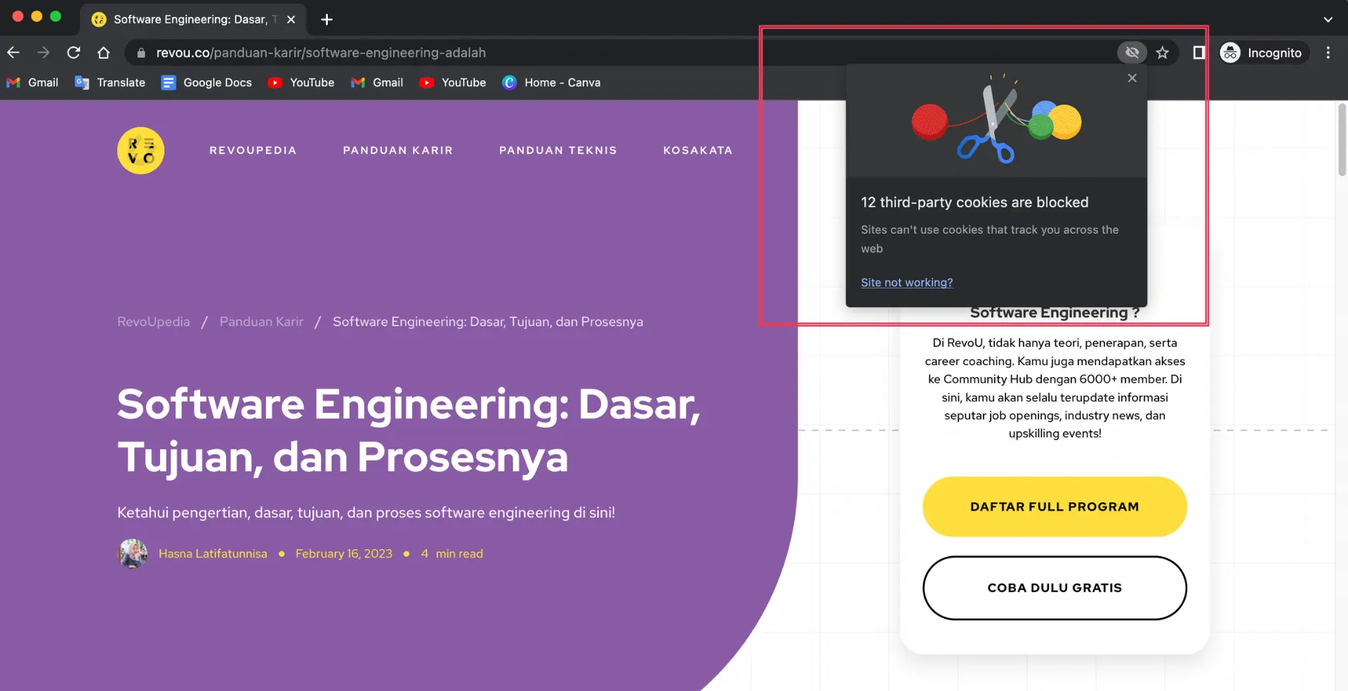 Apa itu Incognito? Arti, Fungsi, Contoh, FAQs 2025 | RevoU